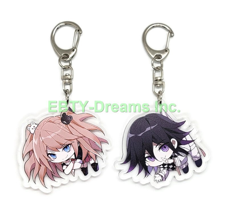 Set of 2 Danganronpa Acrylic Keychain Junko Enoshima, Kokichi Oma | eBay