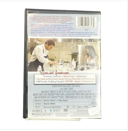 Spanglish (DVD, 2005, Widescreen) Adam Sandler Téa Leoni | eBay