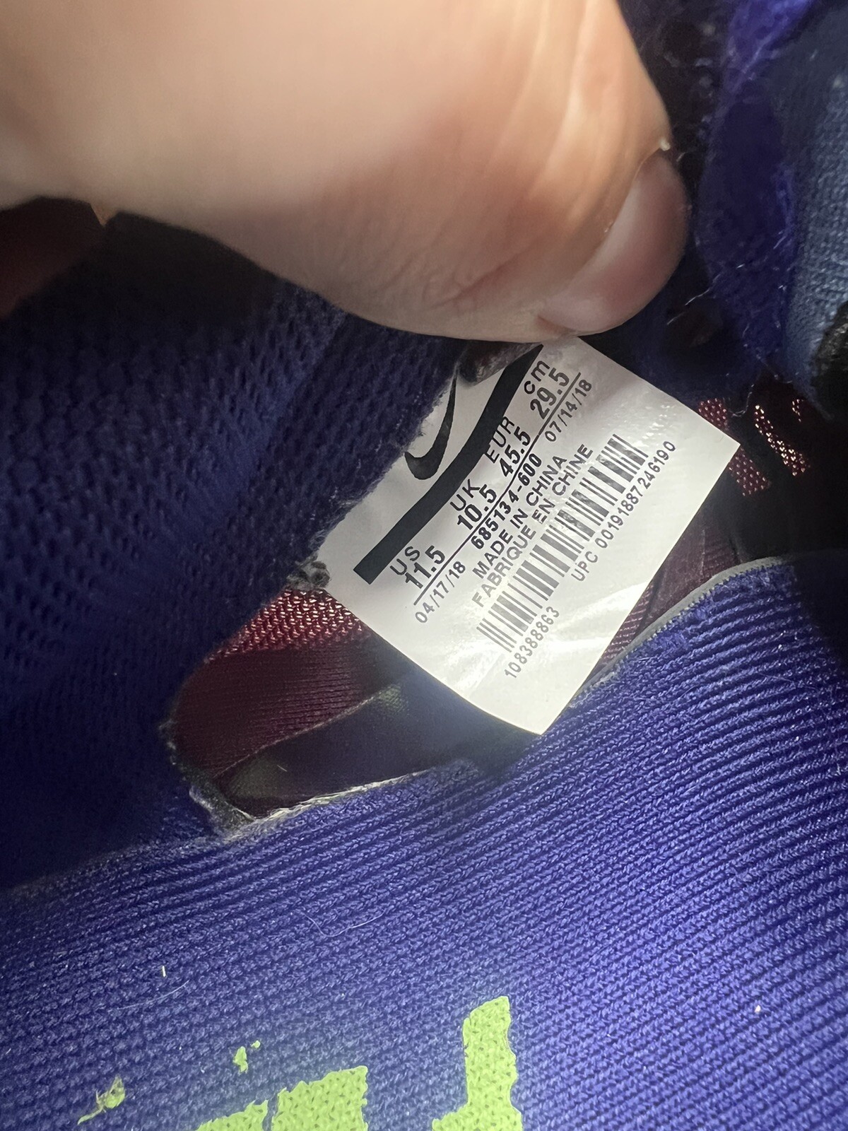 Nike Zoom Rival SD Bordeaux Regency Maroon Discus Sho… - Gem