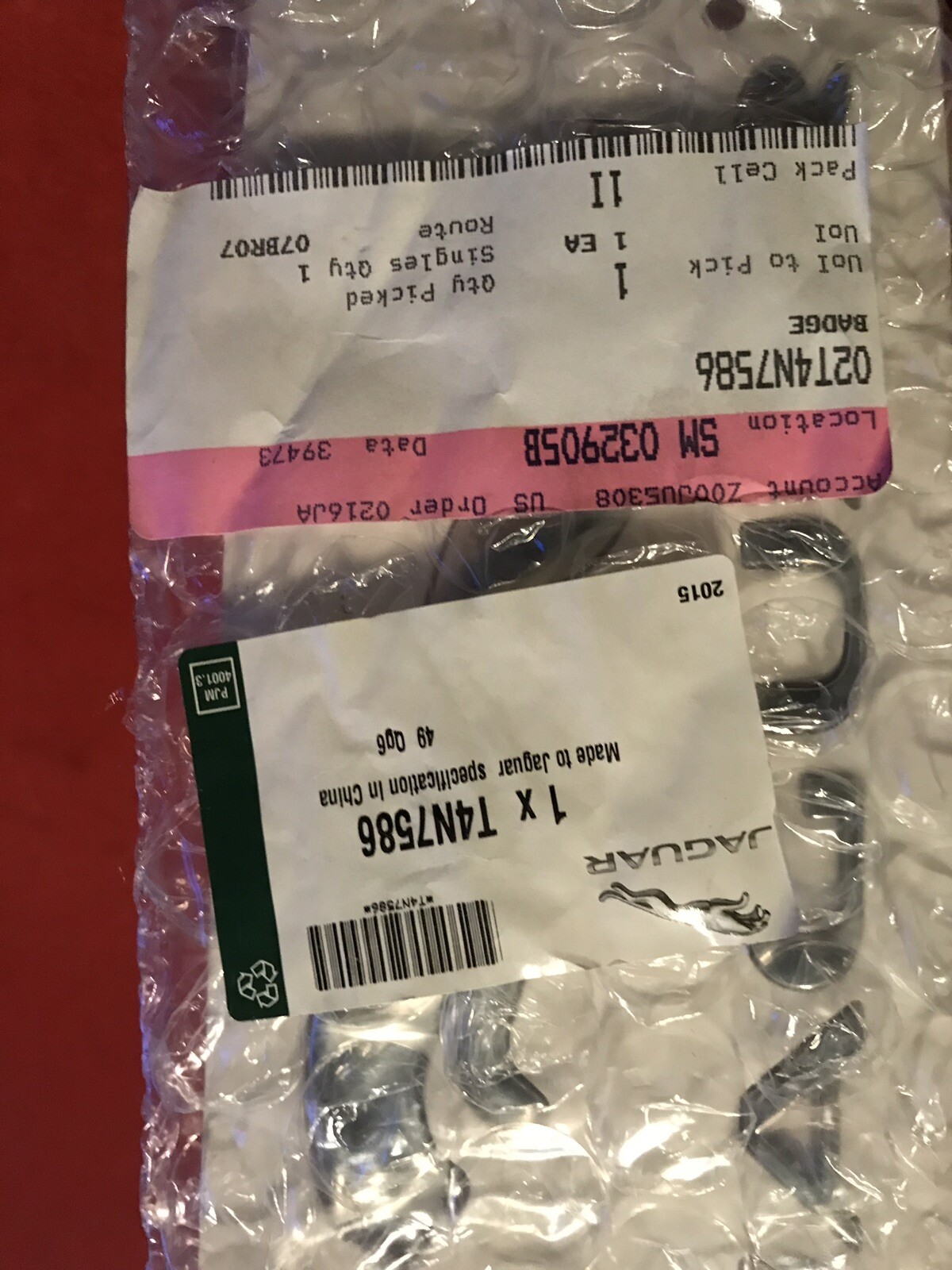 JAGUAR OEM 17-18 XE Trunk Lid-Ornament T4N7586 | eBay