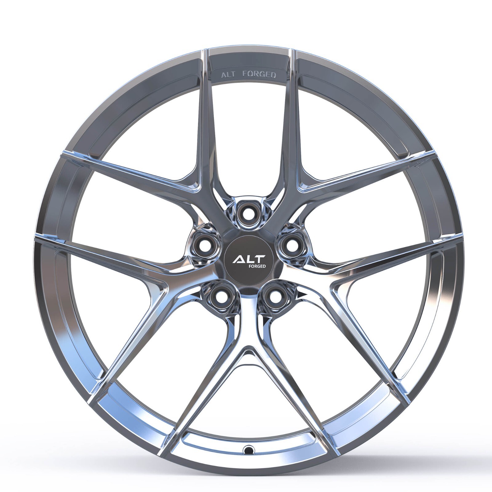 19" 20" ALT5 Forged Chrome wheels for C8 Corvette Z51 Stingray rims ...