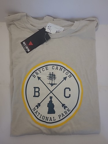 Bryce Canyon National Park Men T-Shirt XXL Grey Cream Next Apparel ...