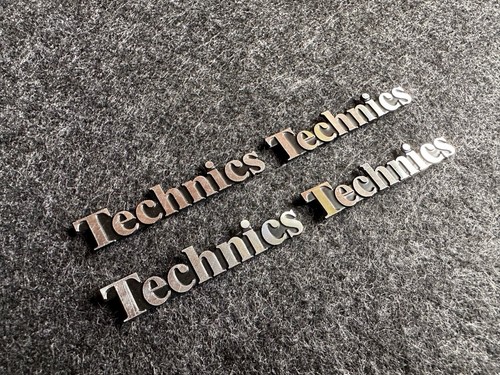 4 x Technics Lautsprecher Aufkleber Sticker Audio - Aluminium Emblem | eBay