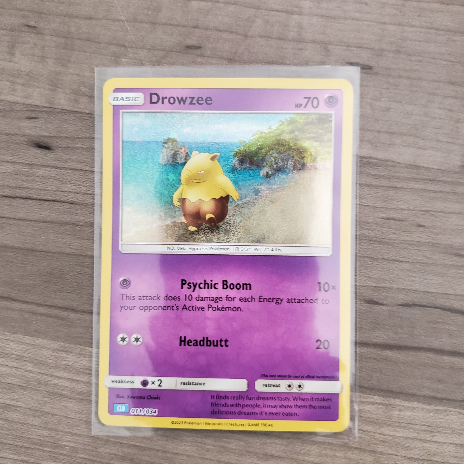 DROWZEE - CLB 011/034 Classic Collection Pokemon Card - HOLO - NM | eBay