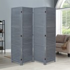 Wooden Slat Privacy Screen 3/4/6 Panels Folding Room Divider Partition ...