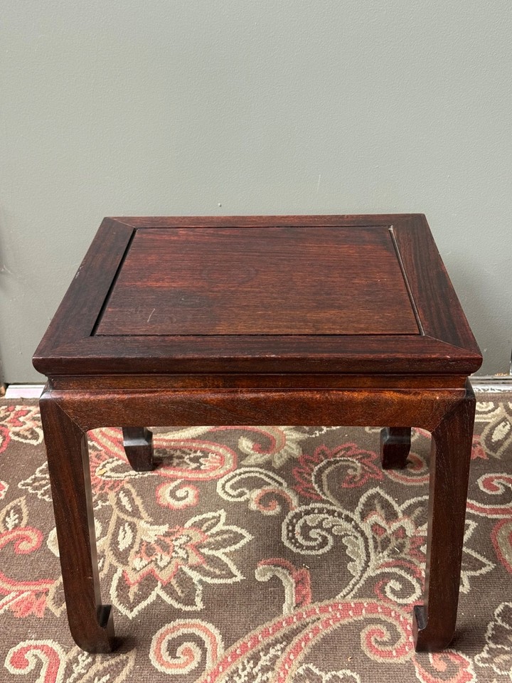 Antique Ming Qing Dynasty Style Fang Deng Table /Stool Vintage China ...