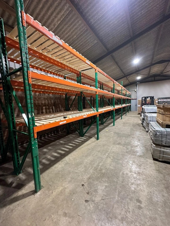 Carpet Racking Double Bay Heavy Duty Pallet Shelving Redirack 3000mm H ...
