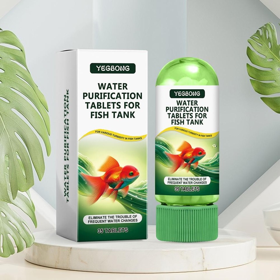 Fish Tank Water Purification Tablets,Powerful Aquarium Water ...
