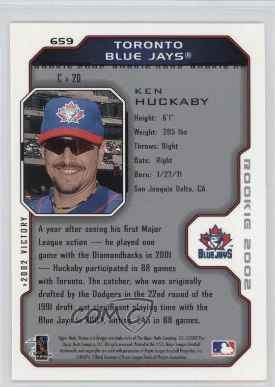 2002 Upper Deck Victory Rookie 2002 Ken Huckaby #659 Rookie RC | eBay