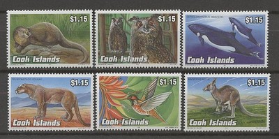 Tiere, Animals, Vögel, Wal - Cook-Inseln - 1348-1353 ** MNH 1992 | eBay.de