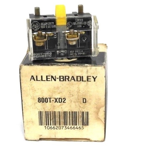 NEW ALLEN BRADLEY 800T-XD2 CONTACT BLOCKS SER. D 800TXD2 | eBay