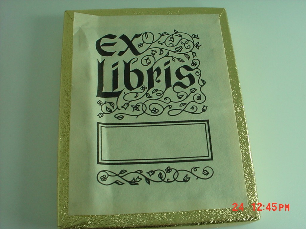 Vintage Antioch Bookplates Ex Libris Gummed Home Library Bookplates 42 ...