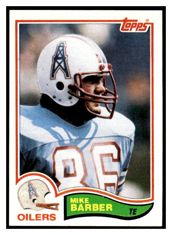 1982 Topps #93 Mike Barber Houston Oilers Excellent | eBay