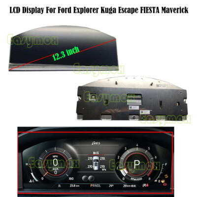 12.3" LCD Display Screen For Ford Explorer Kuga Escape FIESTA Maverick ...