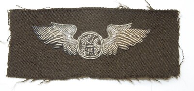 ORIGINAL WWII US Army Air Force BULLION Aircrew AAF Wings Patch Full ...
