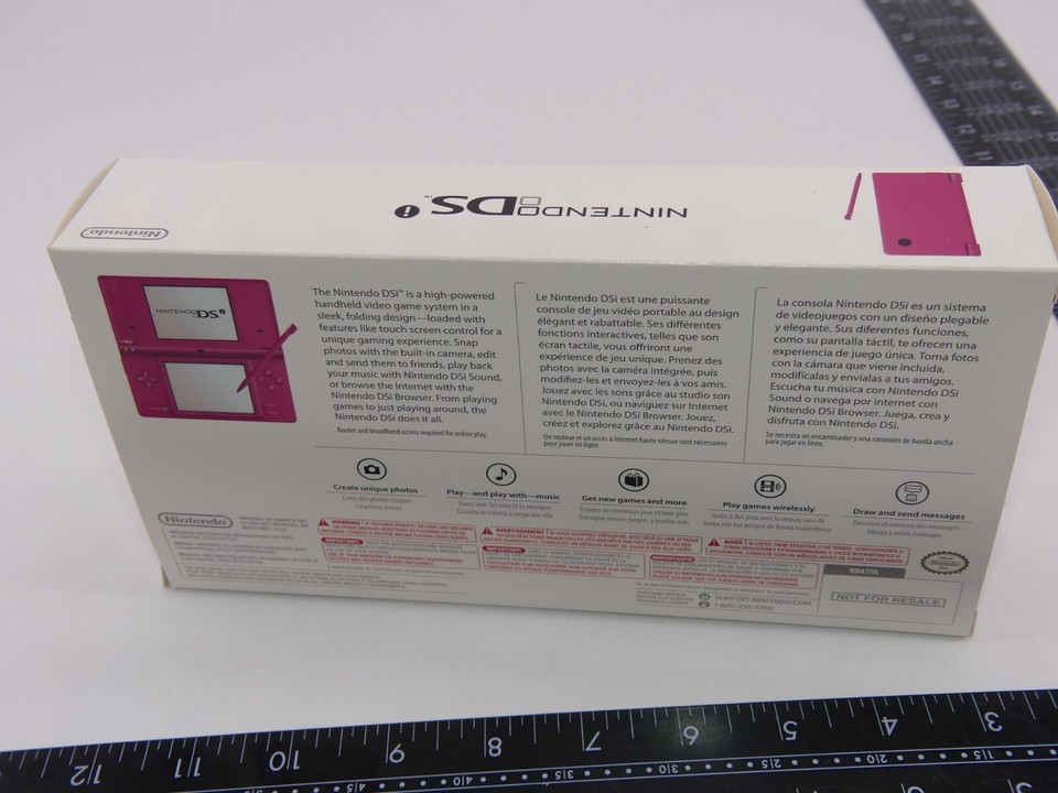 Store DISPLAY Pink Nintendo DSi Box Only Gamestop Promo DS | eBay