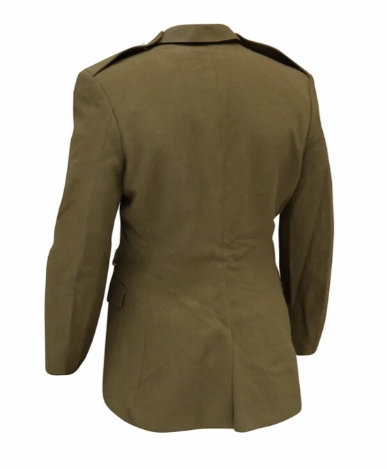British Army No 2 Dress Uniform Jacket Tunic Khaki Olive Green Vintage ...