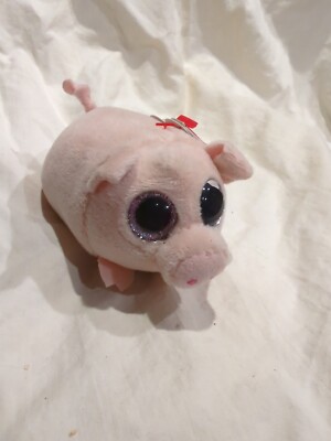 Ty Beanie Boos Teeny Tys 4" CURLY Pig Stackable Plush Stuffed Animal ...