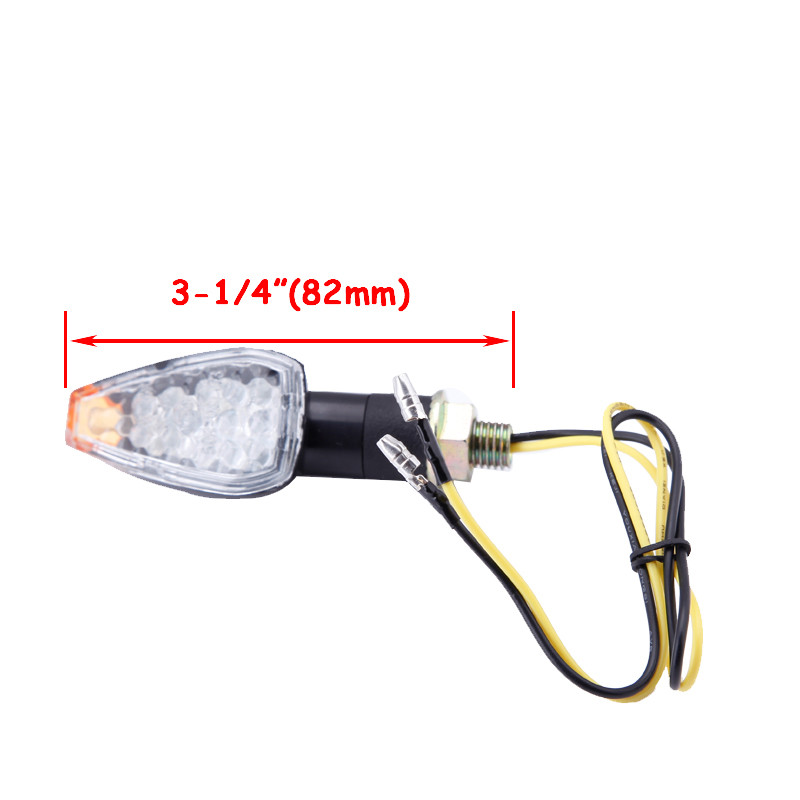 2x Led Turn Signal Dual Sport Motorcycle Dirt Bike Supermoto Amber ...