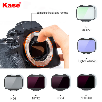 Kase Built-in MCUV/Neutral Density/Night Filter for Sony A7R4/A7III/A7 ...