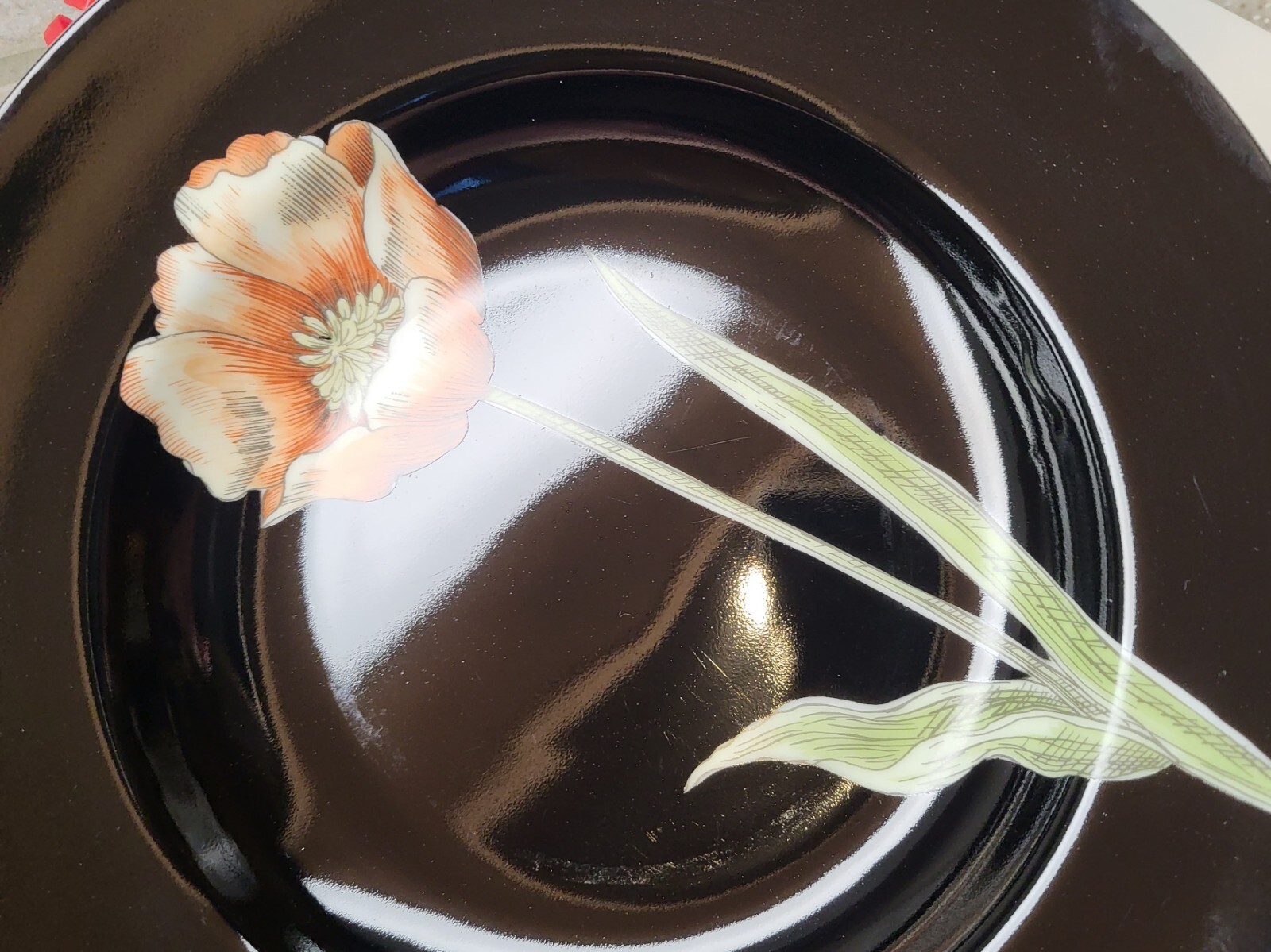 Vintage Fitz and Floyd Midnight Poppy Soup Bowl 9 1/8" year 1979 | eBay