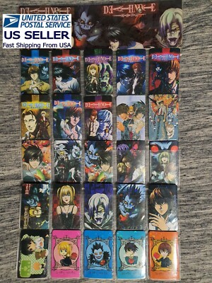 Death Note card Stickers 25 pc/set . Anime Light Yagami, Misa Ryuk ...