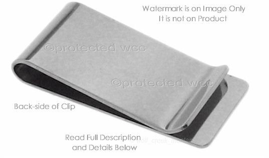 MIDNIGHT MOON WILD WOLF Stainless-Steel MONEY CLIP Wolves Wildlife Moon ...