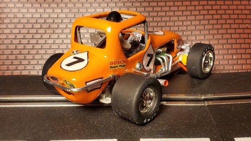 Monogram Midget Dirt Track Racing Special Slot Car 1/24 Scale Car #7 ...