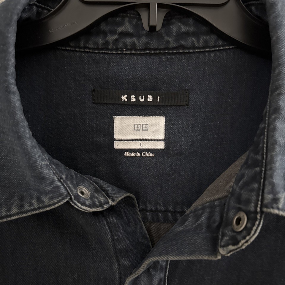 Ksubi The Snakebite Long sleeve Men’s Shirt Shadow Re-dye sz Large ...