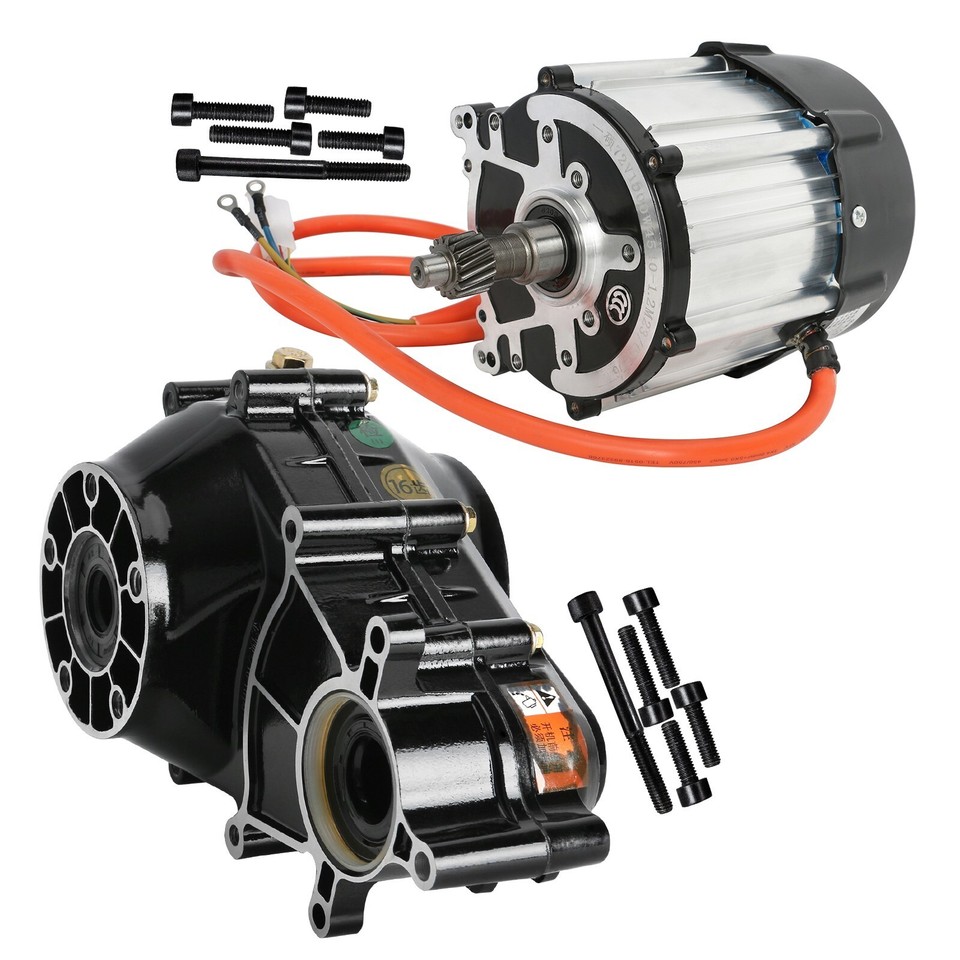 Rear Axle Kit with 1000W 72V 1500W Differential Electric Motor Cart Go ...