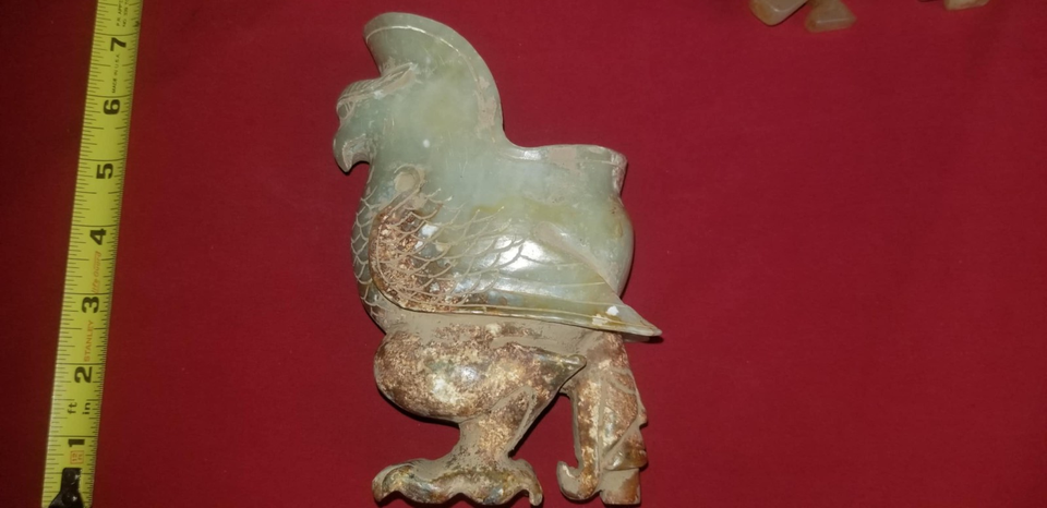 Chinese Artifact Lot of 3 Stone Figures Winged Horse, Phoenix , Bird | eBay