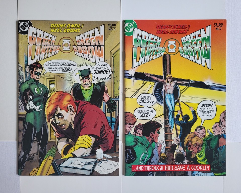 Green Lantern Green Arrow No. 2 3 4 5 7 Set Run, Neal Adams, DC Comics ...