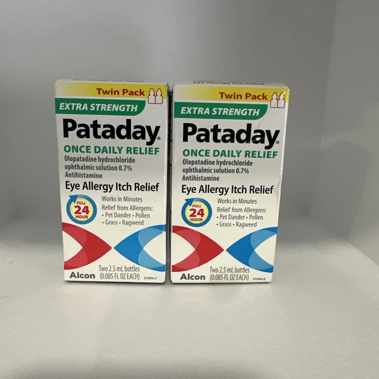 Pataday Once Daily Extra Strength Eye Allergy Itch Relief Drops 2-pack ...