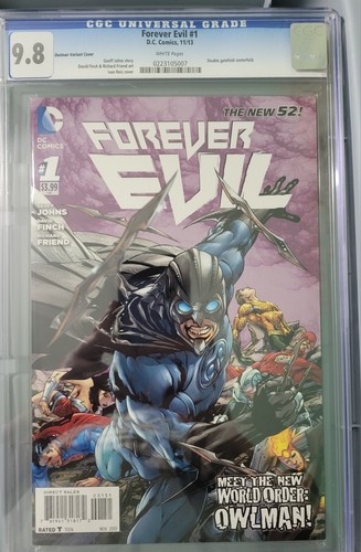Forever Evil #1 CGC 9.8 Owlman Variant Cover | eBay