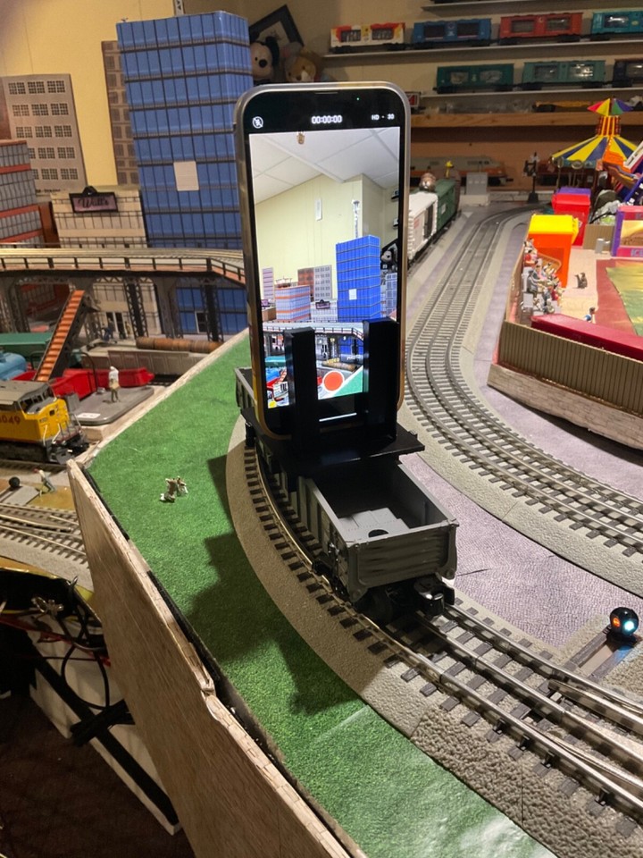 TraxCAM-C O Scale Model Railroad Cellphone Camera Mount - Record Your ...