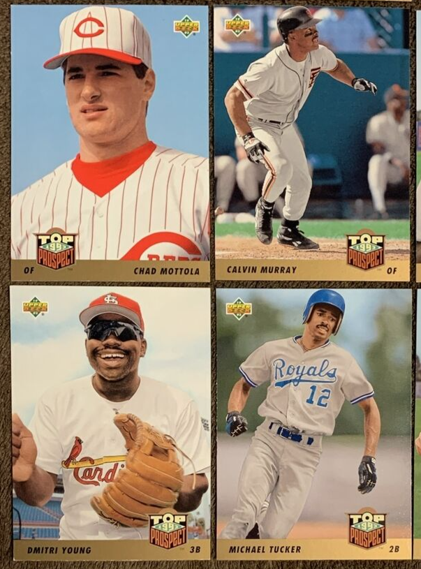 1993 Upper Deck Baseball Top Prospects 24 Card Rookie Lot Manny Delgado ...