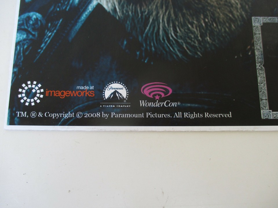 Beowulf Multiple Signed Director Cut Poster Card Animated Film Visual ...