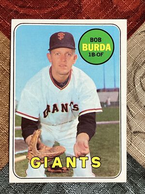 1969 Topps #392 Bob Burda Giants NM | eBay