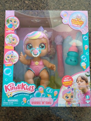 NEW KINDI KIDS PRE-SCHOOLER ICE CREAM SCENTED BUBBLES! POPPI PEARL BABY ...