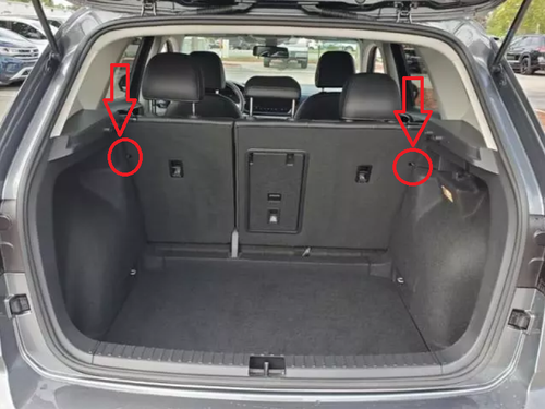 Rear Trunk Seats Envelope Style Mesh Cargo Net for VW Volkswagen Taos ...