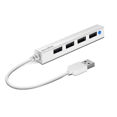 SPEEDLINK SNAPPY SLIM USB Hub 4-Port Adapter 480Mbit/s Verteiler für ...
