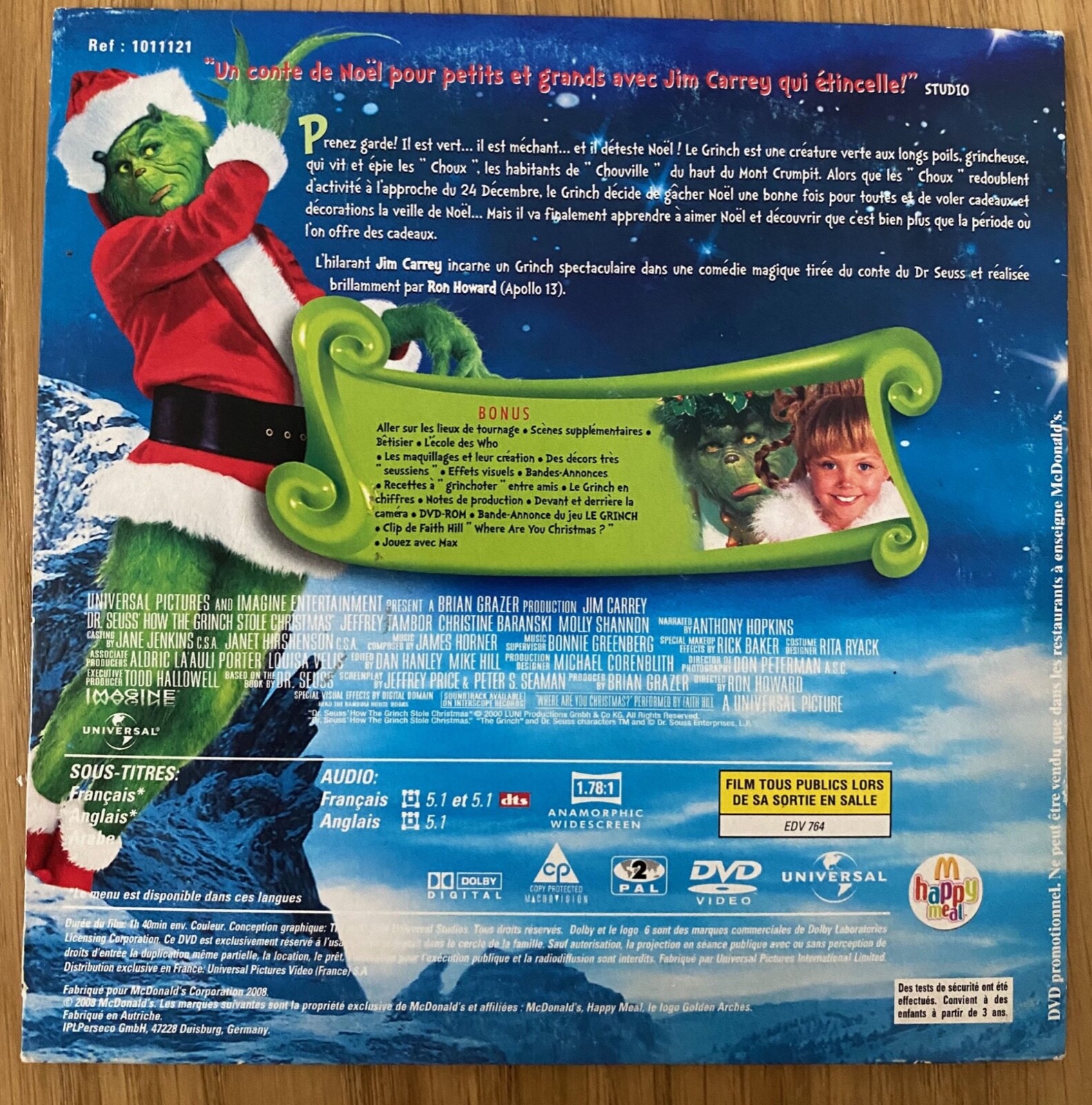 Le Grinch DVD Edition Digipack | eBay