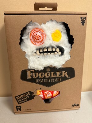 FUGGLER BUDGIE EDITION WHITE SUSQUOOSH FUNNY UGLY TEETH MONSTER PLUSH ...
