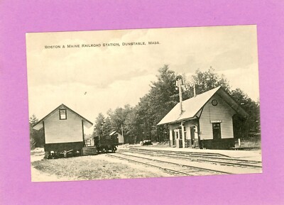 Railroad Station, Dunstable, Maine Antique Postcard | eBay