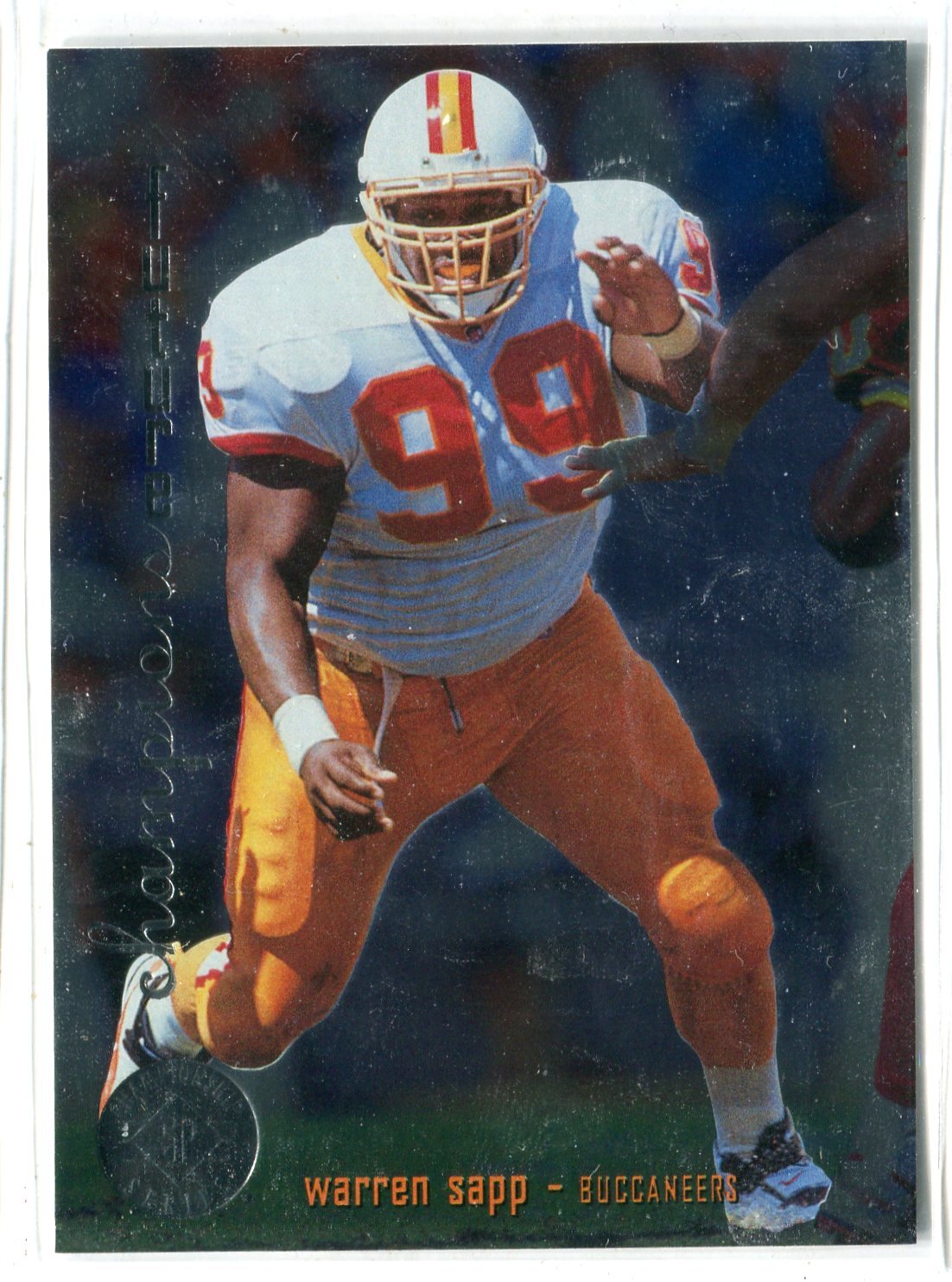 1995 SP Championship Warren Sapp RC ROOKIE CARD #44 HOF TAMPA BAY ...