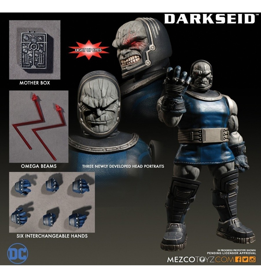 Mezco One:12 DARKSEID PLUS MAFEX 161 SUPERMAN / 2 FIGURE LOT / $100.00 ...