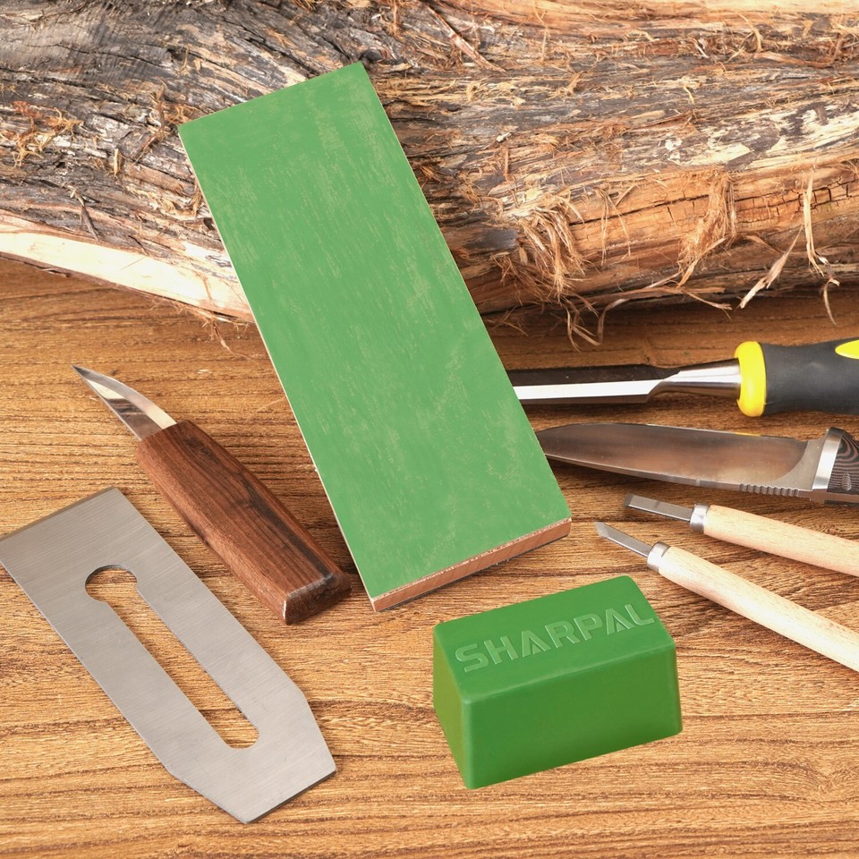 8 Oz Green Polishing Stropping Buffing Metal Jewelry Compound Chromium ...