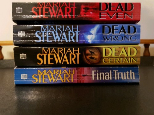 Mariah Stewart Book Lot 4 - Dead Certain Dead Even Dead Wrong Final ...