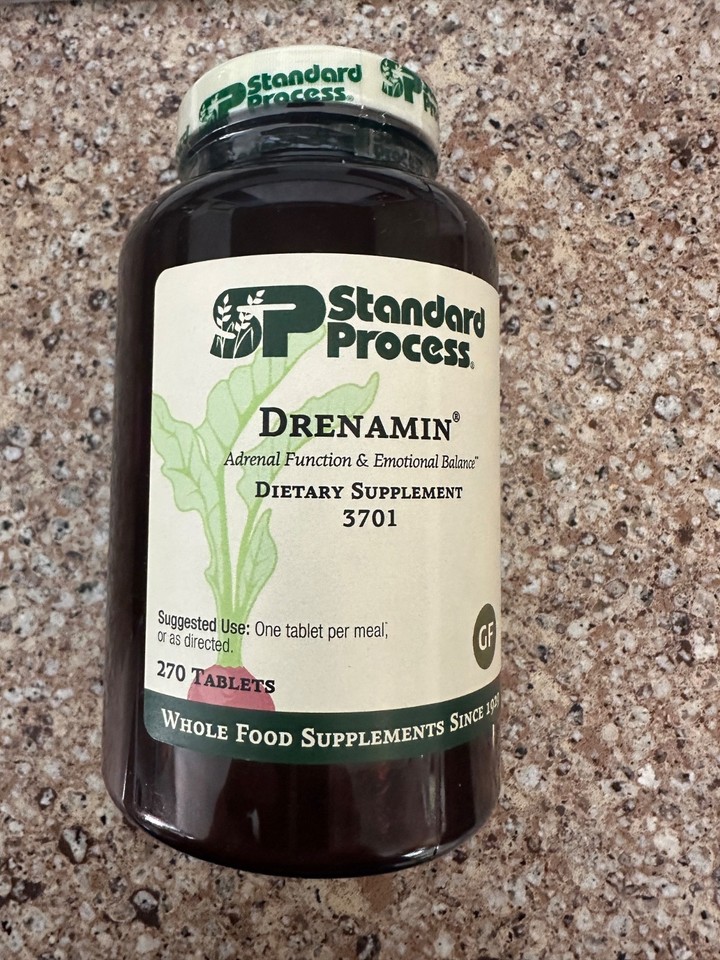 Drenamin® Standard Process Adrenal Support Supplement 270 Tablets New ...
