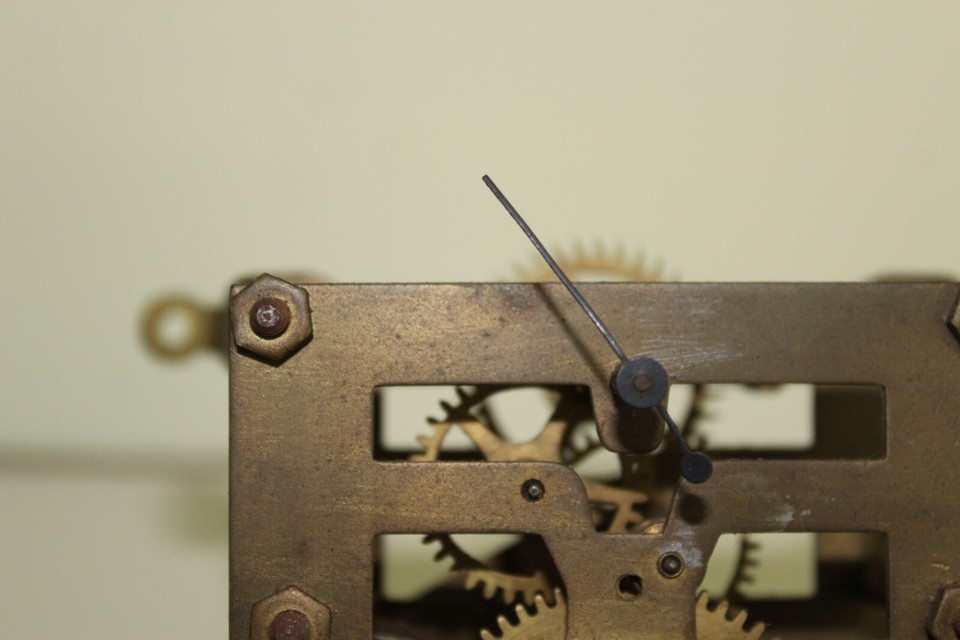 Antique New Haven 30 Day Regulator Clock Movement W/ Second, Minute ...